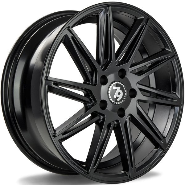 79Wheels SV-R Satin Black 20 Inch wheels – Premier Wheels UK Online