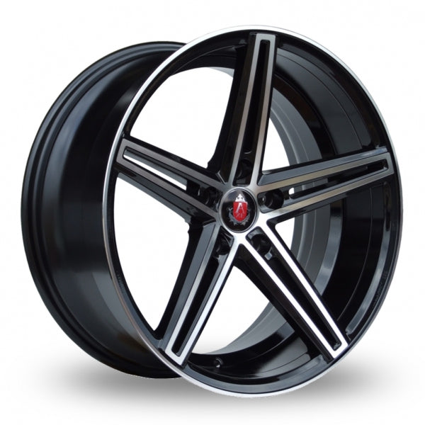 Axe EX14 Black Polished 18 Inch Set of 4 alloy wheels – Premier Wheels ...